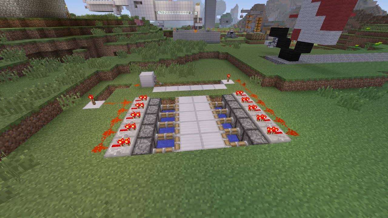 Minecraft: XBOX 360 & PS4 EDITION - Redstone Drawbridge Tutorial