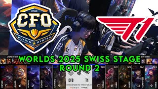 T1 vs CFO. Match 16.10.2025 on Worlds 2025 Lol