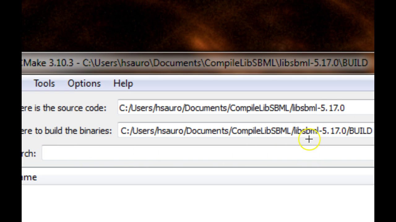 Compiling libSBML on Windows