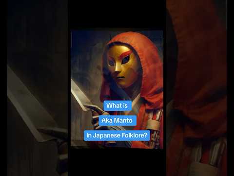 What is Aka Manto in Japanese Folklore? #youtubeshorts #youtube #foryou #japanesemythology