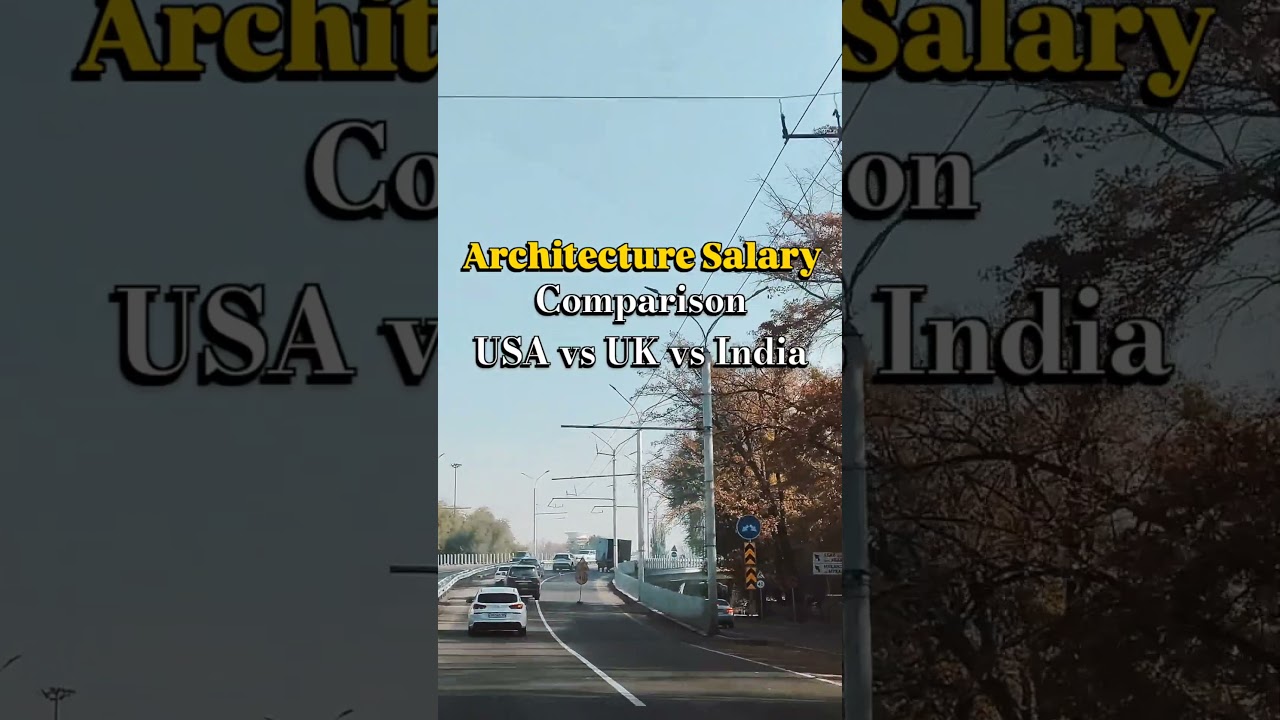 Architecture Salary in USA vs UK vs India | Read the pinned comment