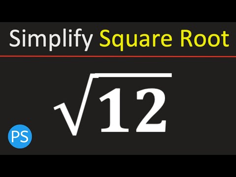 Simplify square root of 12 || Root 12
