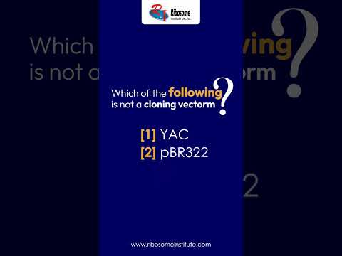 Which of the following is not a cloning vector? | Comment Your Answer Below 👇