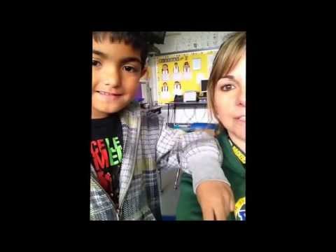 The word is Thesaurus student school kid funny viral hilarious child teacher 2nd grade cool clip