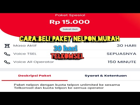 Cara beli paket telpon murah Telkomsel+operator lain (0822)