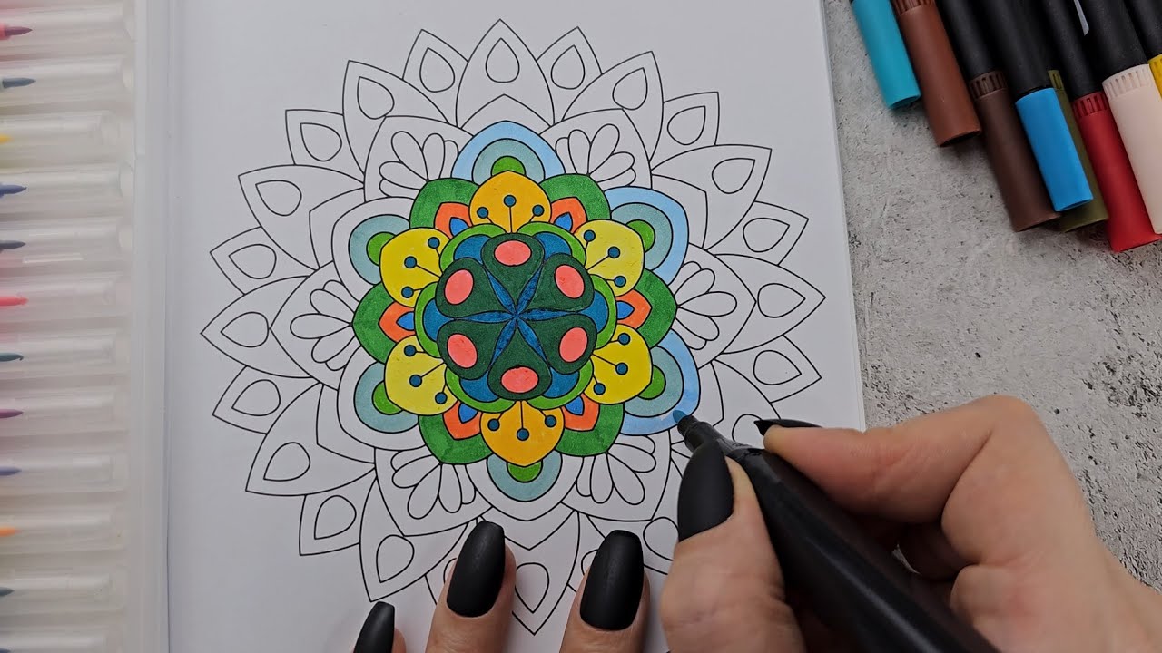 Hypnotic Mandala Flow | ASMR Coloring with Meditative Music (Ep. 83)