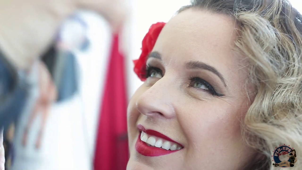 2020 Pin-Ups For Vets Calendar Photo Shoot With Navy Vet Janae Sergio