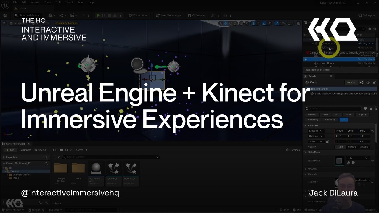 Connecting Kinect V2 to Unreal Engine for Immersive Experiences | Galaxy.ai