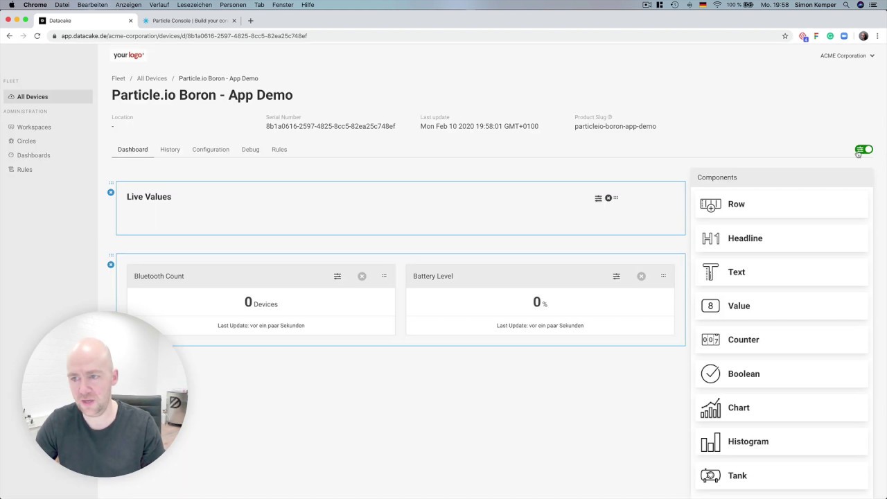 Create Dashboard and App for your Particle Devices on Datacake No-Code IoT Platform in Minutes