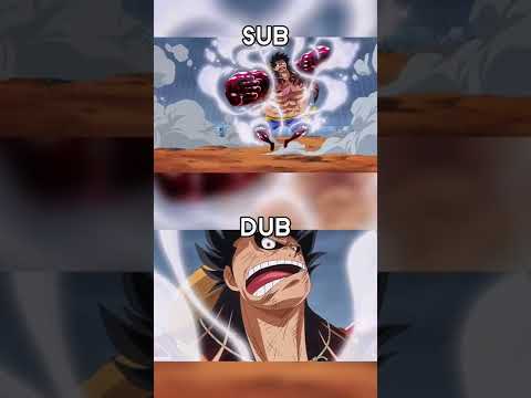 one piece gear 4 dub vs sub