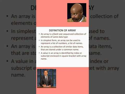 Different &easy definition of array and declaring in c language |to teach with maryam 786|in English