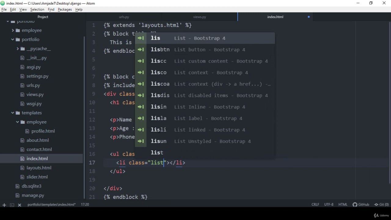 16  For Loop in Django Template