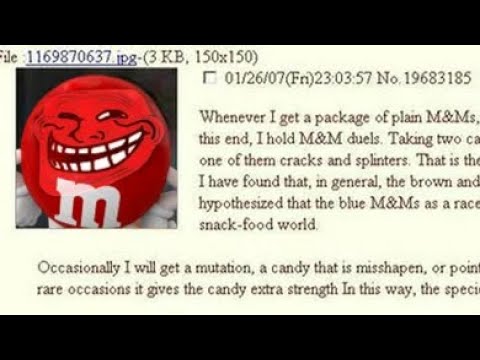 least M&Mpilled 4chan user