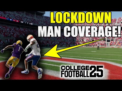 The SECRET To Play ELITE Man Coverage Defense In CFB 25!