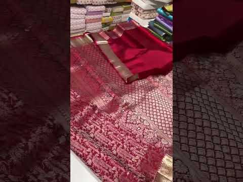 Pure handloom silk saree π Price :11,999/-Free shipping in India Silk mark certified
