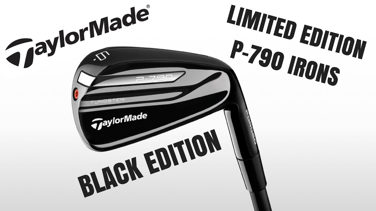 Taylormade P-790 Black First Look - Limited Edition (THE BEST LOOKING IRONS EVER?)