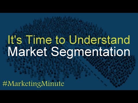 Marketing Minute 081: “What is Market Segmentation?” (Marketing Basics / Marketing Tactics)