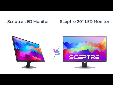 Sceptre 20" 1600x900 Monitor Comparison