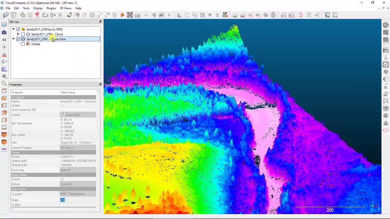 CloudCompare Tutorial 03 - Point Cloud Segmentation and Clipping