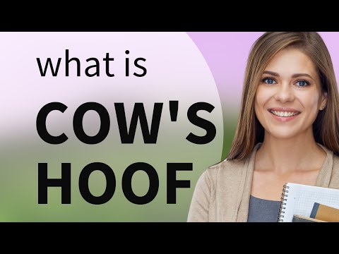 Unraveling the Meaning Behind "Cow's Hoof": An English Idiom Explained