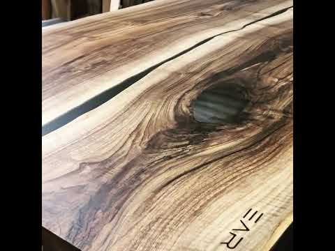 English Walnut Desk Top by Earthy Timber