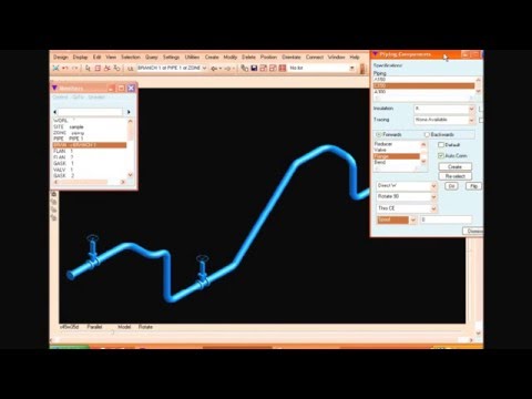 PDMS Video – Piping Modelling 3 | PDMS Macro
