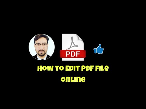 How to edit PDF file Online in Hindi Urdu