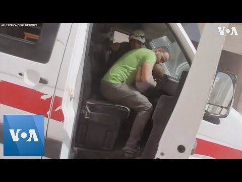 Aftermath of Hospital Attack Shown in Syrian Civil Defence Video