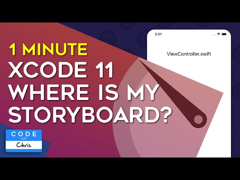 Xcode 11: No Storyboard Fix In One Minute