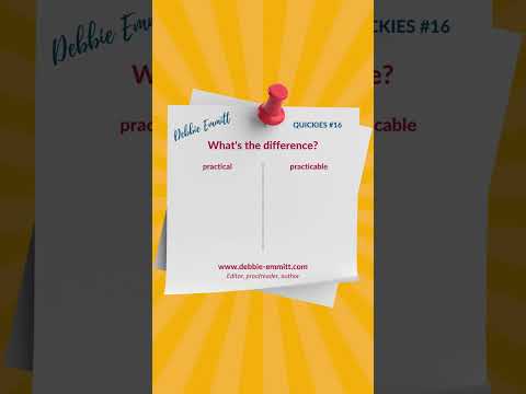 practical or practicable? | Tricky Quickies 16 #grammar #english #shorts