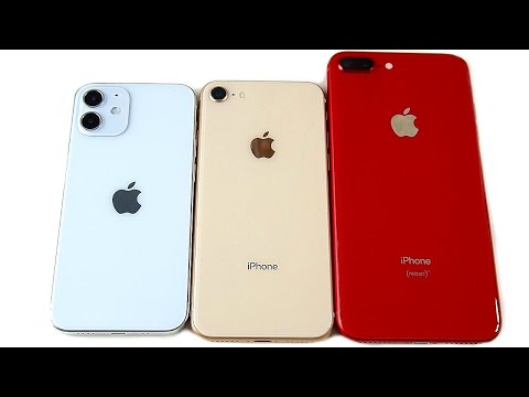 iPhone 12 Mini Size vs iPhone 8