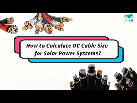 How to Calculate DC Cable Size for Solar Power System? | Cable Sizing for Solar PV Systems | VDI