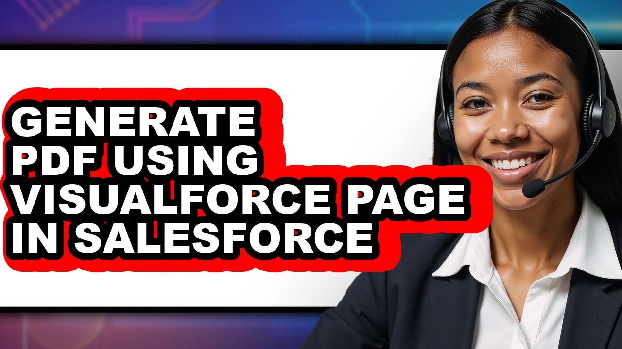 How to Generate PDF Using Visualforce Page in Salesforce