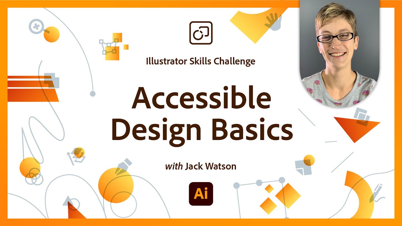 Accessible Design Basics | Illustrator Skills Challenge