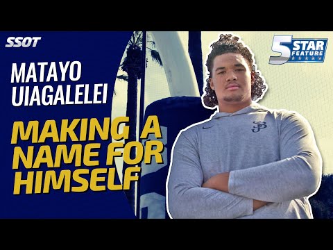 Matayo Uiagalelei of St. John Bosco is a Young Man of Many Talents On ...
