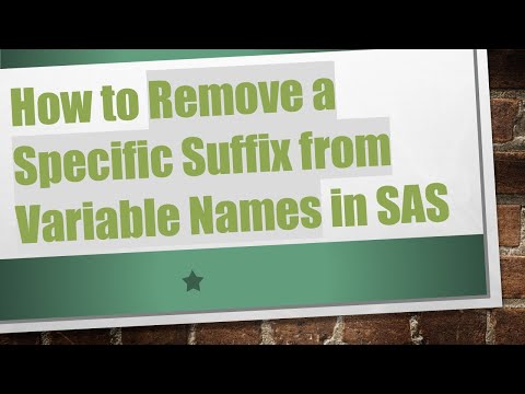 How to Remove a Specific Suffix from Variable Names in SAS