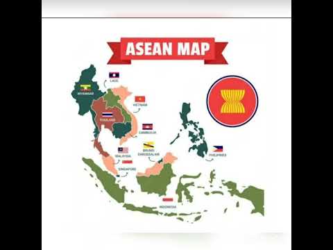 ASEAN countries (via: Reddit, r/Maps, u/History_Notes) #geography #history #map #asean #ytshorts