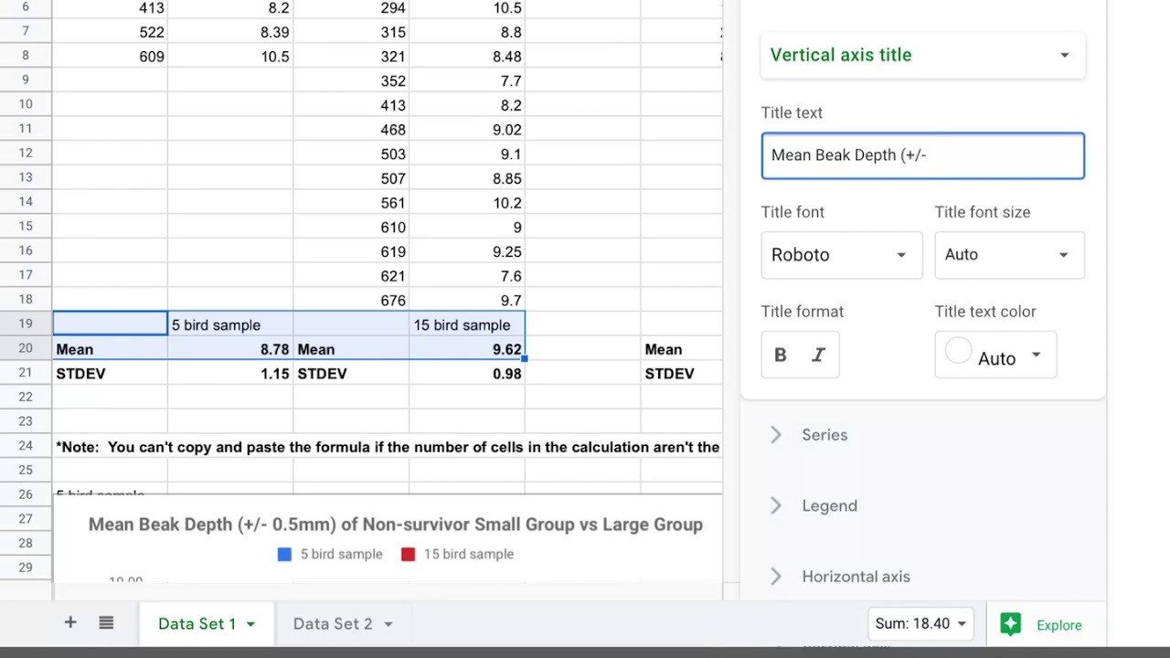 How to Graph on iPad using Google Sheets