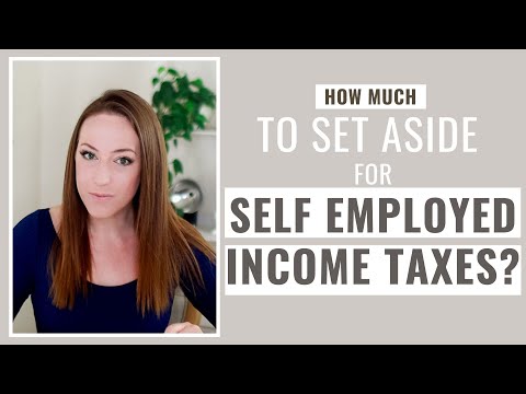 Self Employed, Small Business, 1099 Taxes - How Much Do I Save for Self Employed Income Taxes?