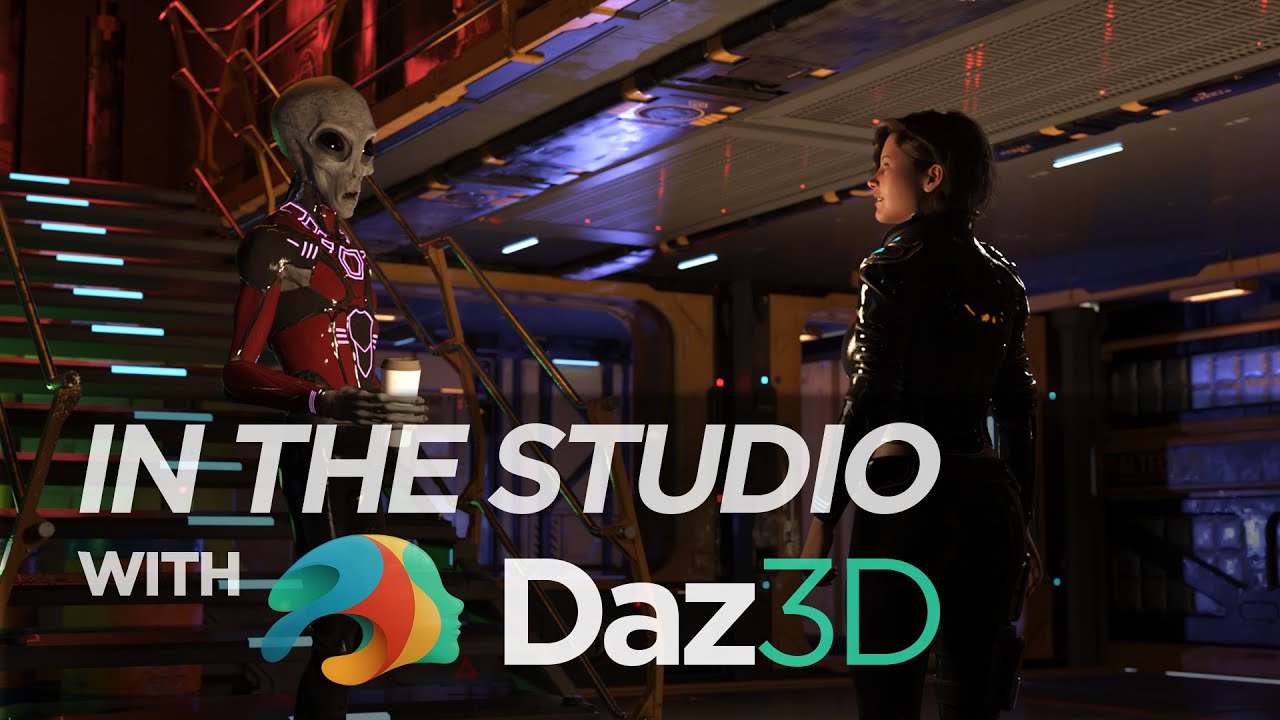 Sci-fi Interiors, Ghost Lights, & Outfits - In the Studio with Daz 3D