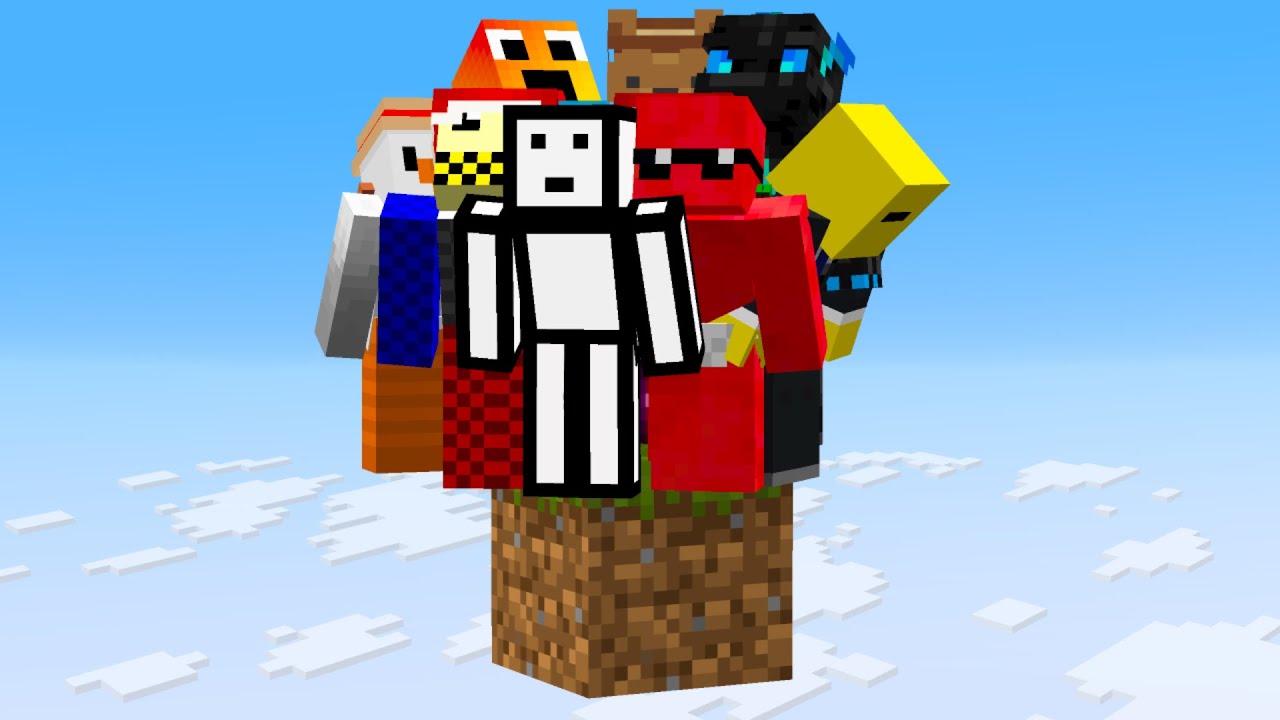 I Put 10 YouTubers on Minecraft OneBlock