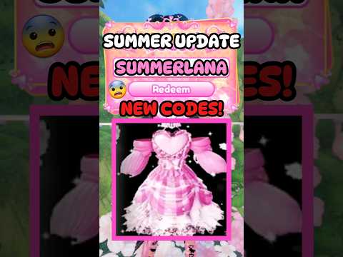 SUMMER UPDATE EVERY NEW SECRET CODE IN DTI #roblox #dti #dresstoimpress #shorts