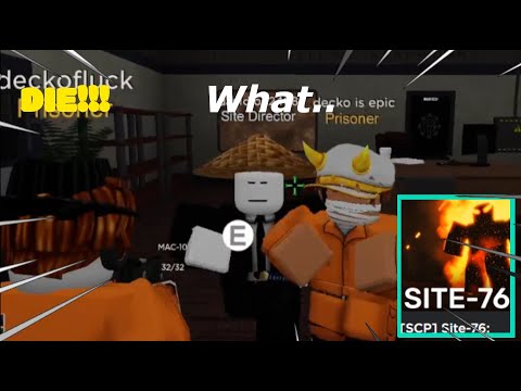 So I kidnapped a site director (Site 76 roblox)