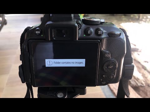 How to fix Folder contains no images Nikon Camera