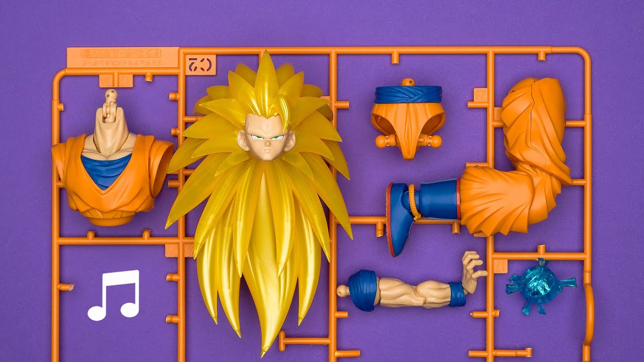 ♪Build: Super Saiyan 3 Son Goku | Dragon ball | Satisfying beat building | Speed build | Model Kit