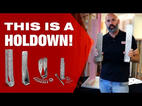 This is a Holdown! Introduction to Simpson Strong-Tie HDU, HTT and DTT ≠ Holdowns and Tension Ties