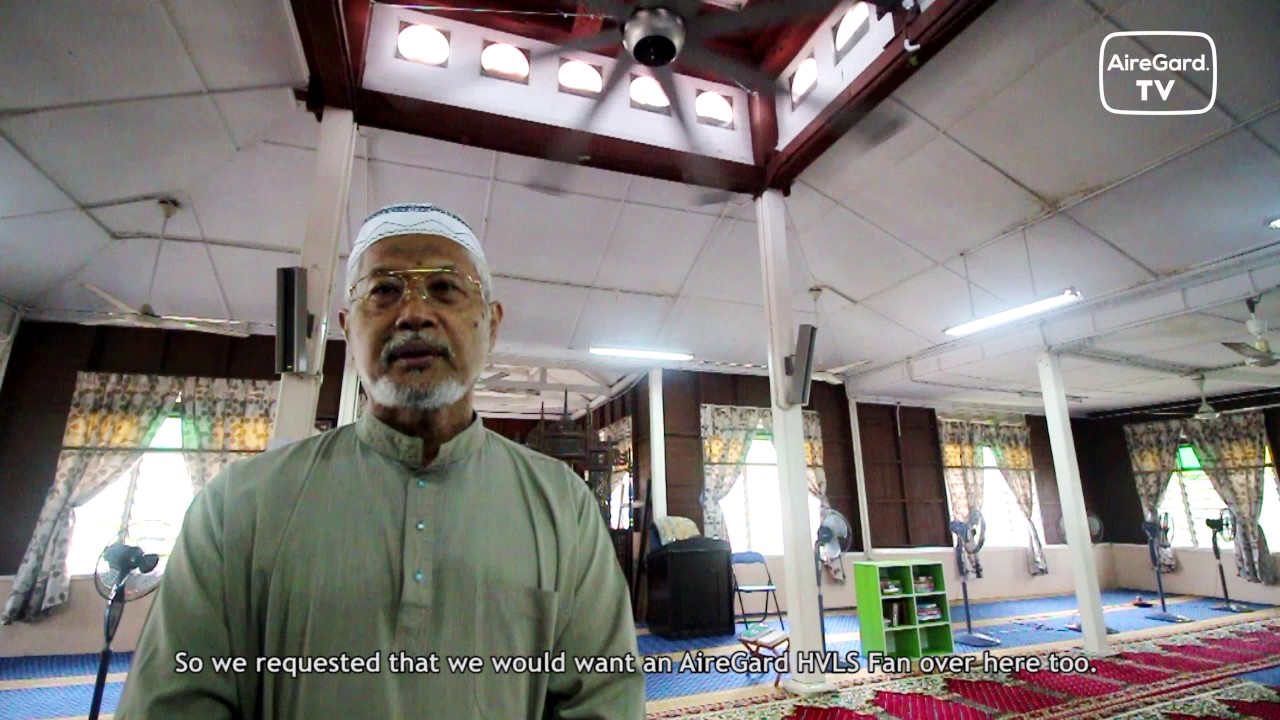 AireGard HVLS DC Fan Masjid Gulang Gulang