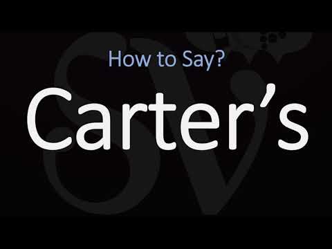 How to Pronounce Carter’s? (CORRECTLY)