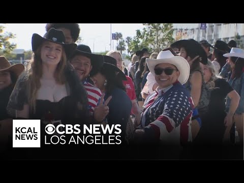 Beyoncé fans line up at SoFi Stadium for her Cowboy Carter tour