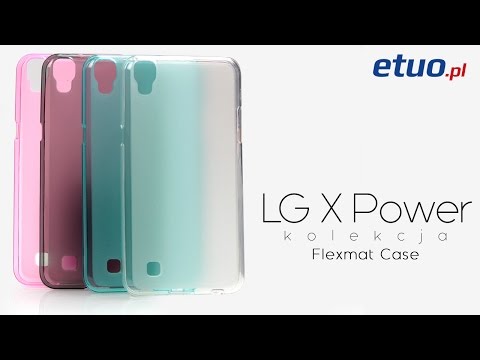 LG X Power - etui na telefon, pokrowiec silikonowy - FLEXmat Case